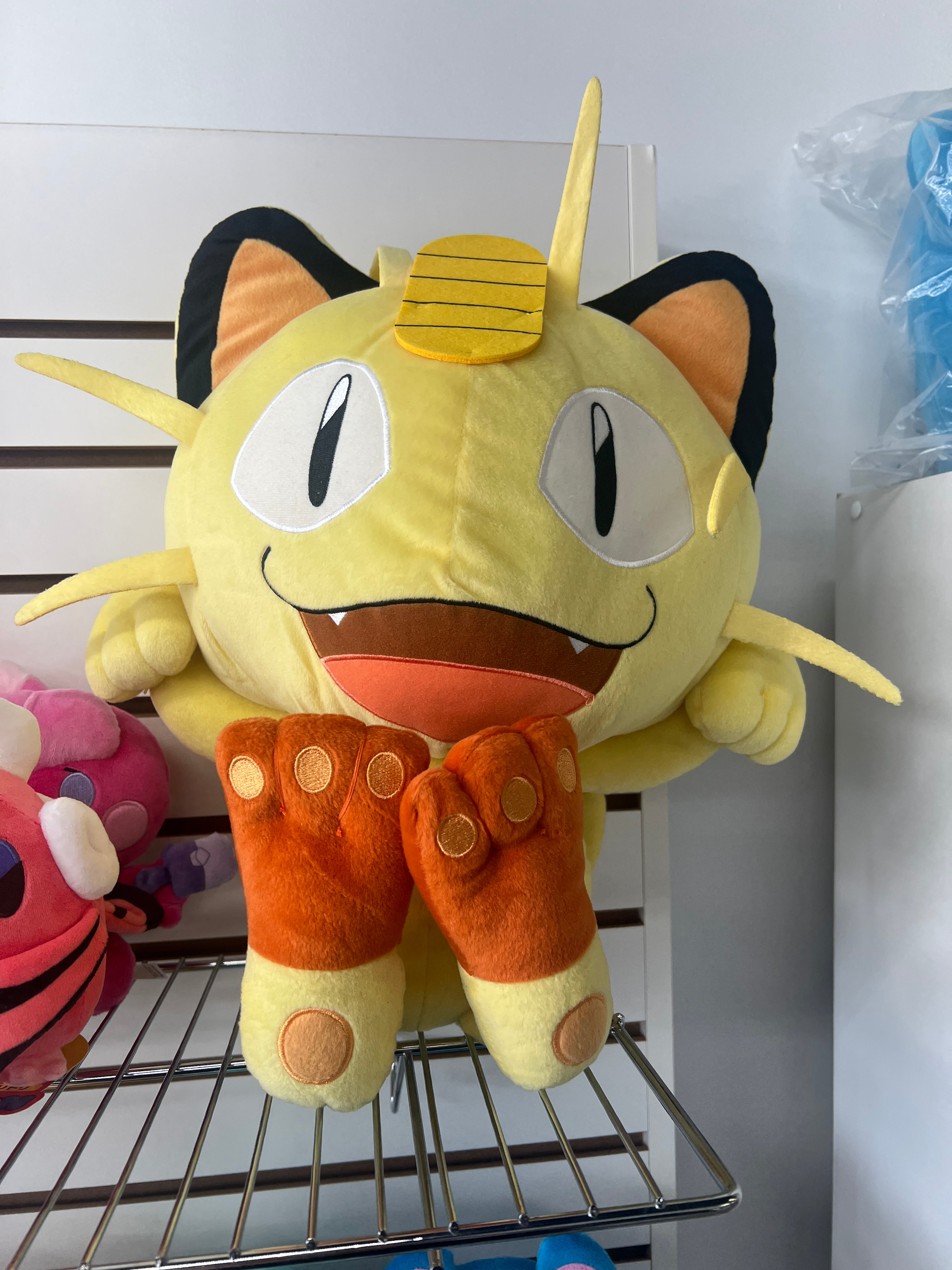 Meowth Large Plush – R.E.V. Collectibles