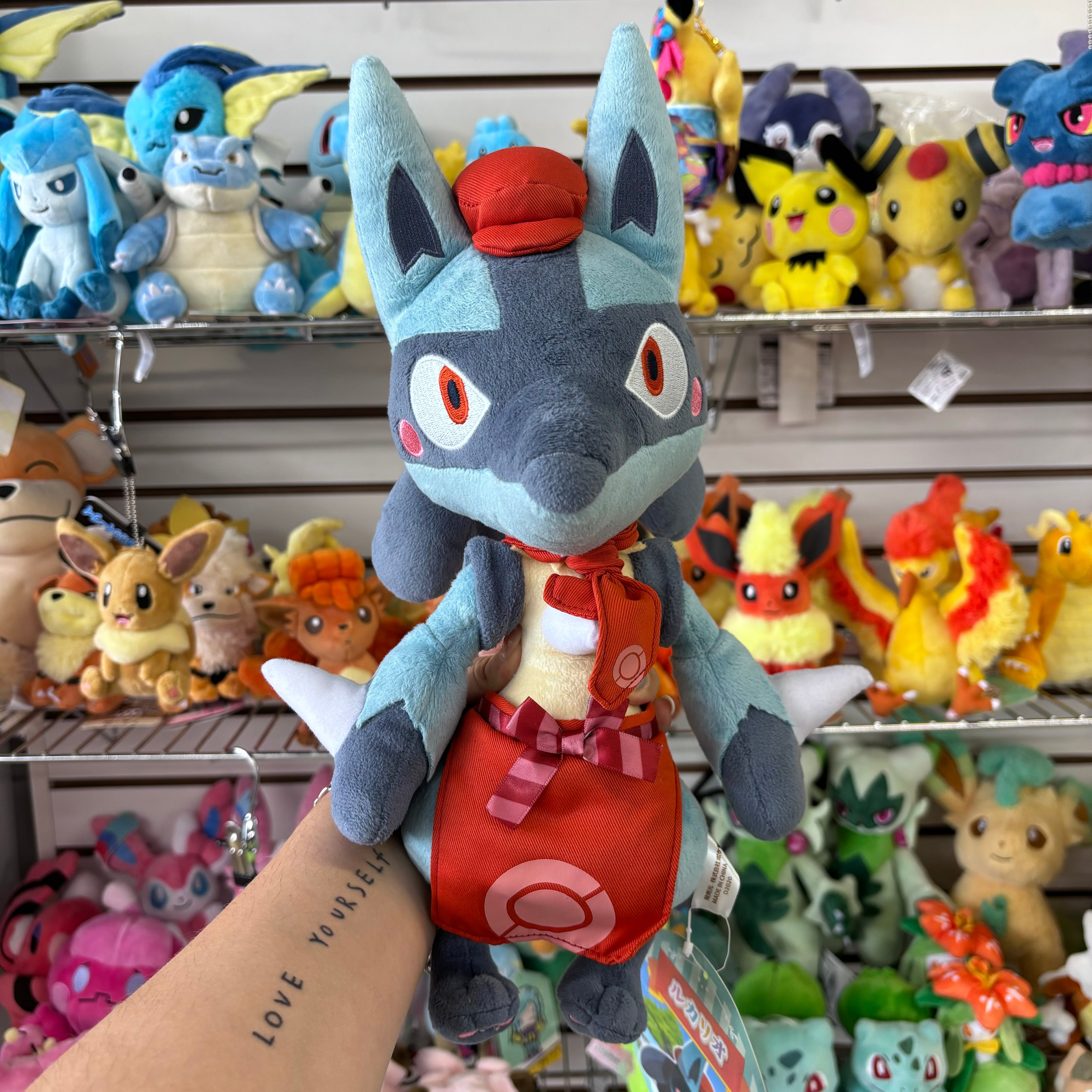 Official Pokemon Center Plush Doll Pokemon Cafe mix Lucario – R.E.V ...