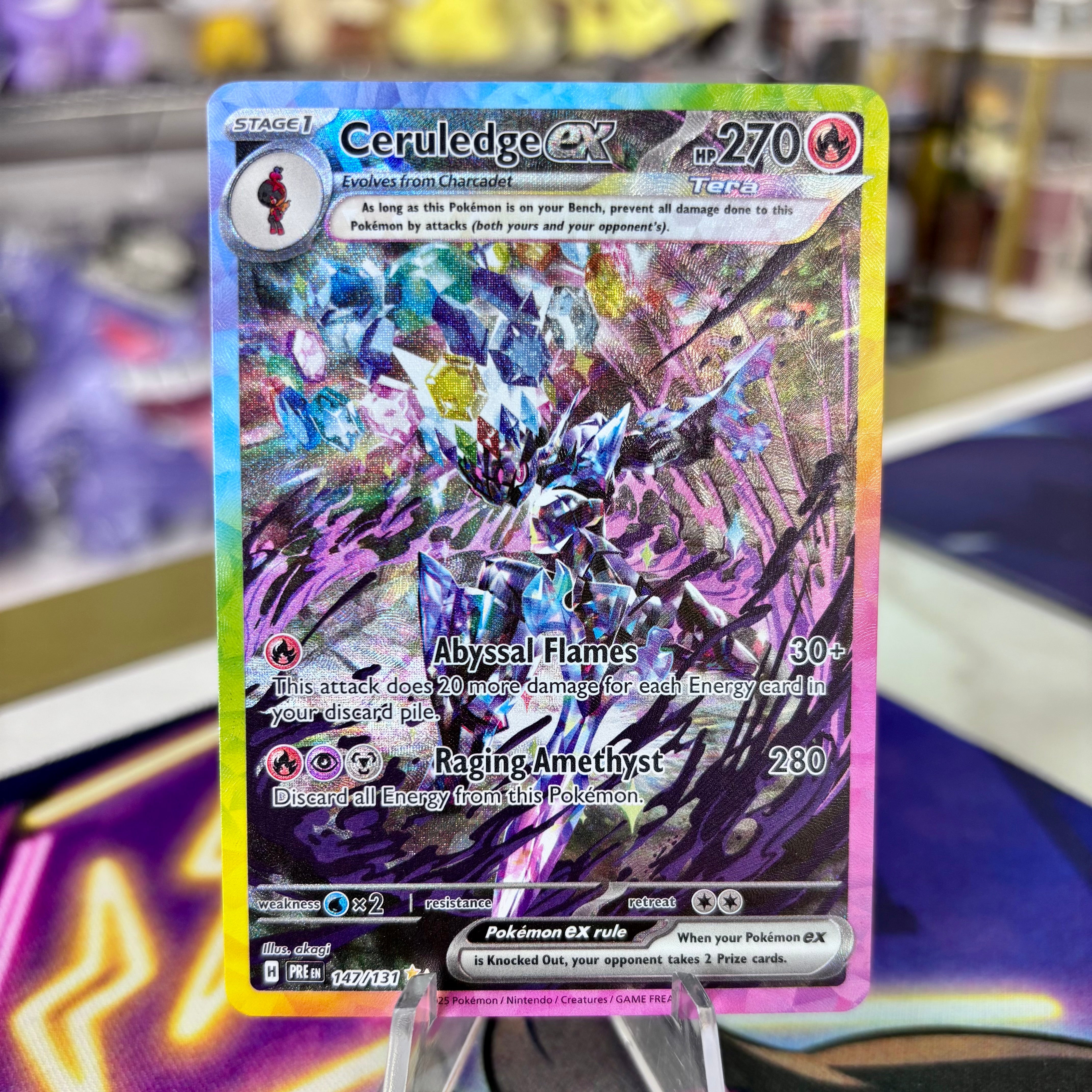 Ceruledge ex - 147/131 - SV: Prismatic Evolutions (PRE) - Near Mint – R ...