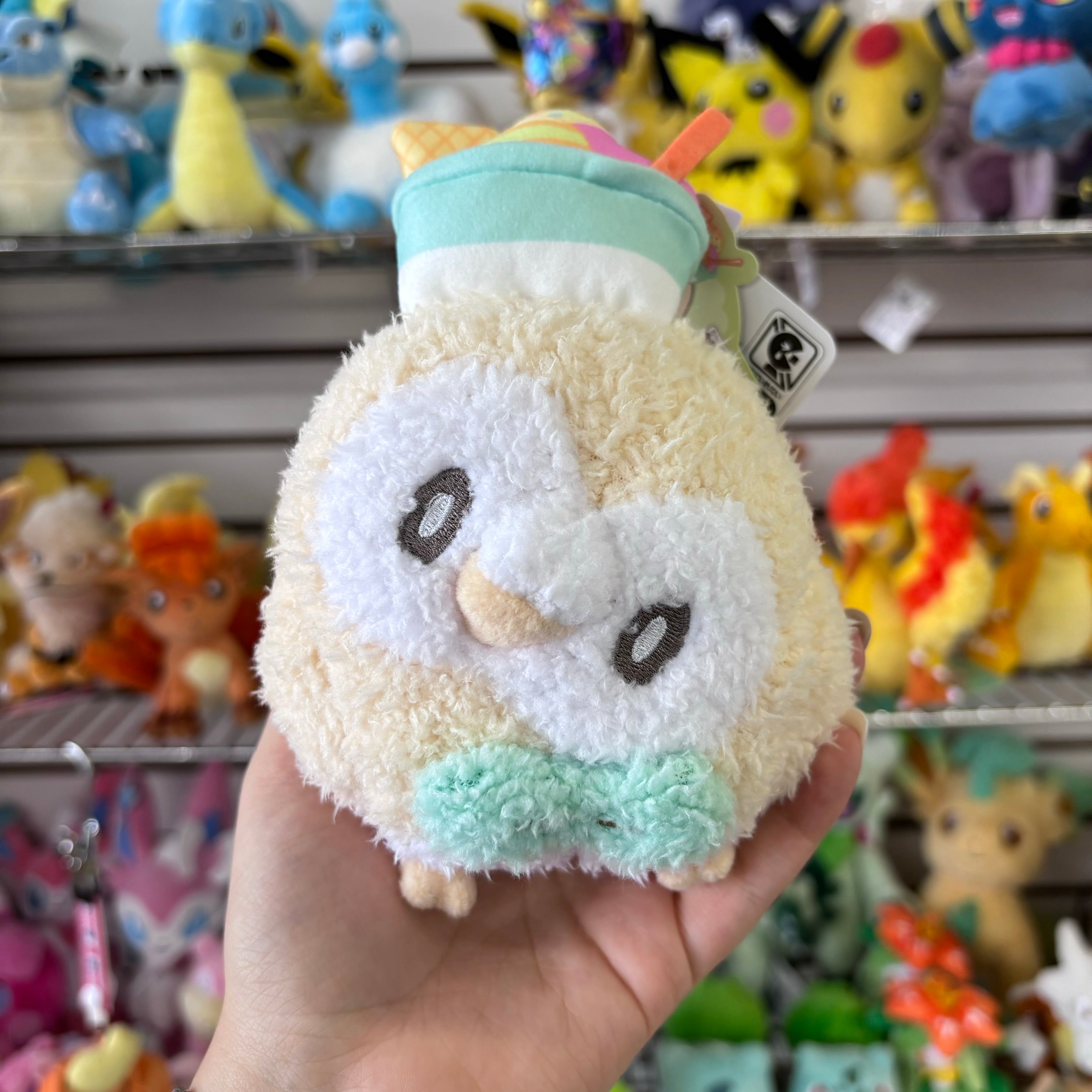 Pokemon Rowlet Plush Poké Peace Sweets Ver. Stuffed Doll – R.E.V ...