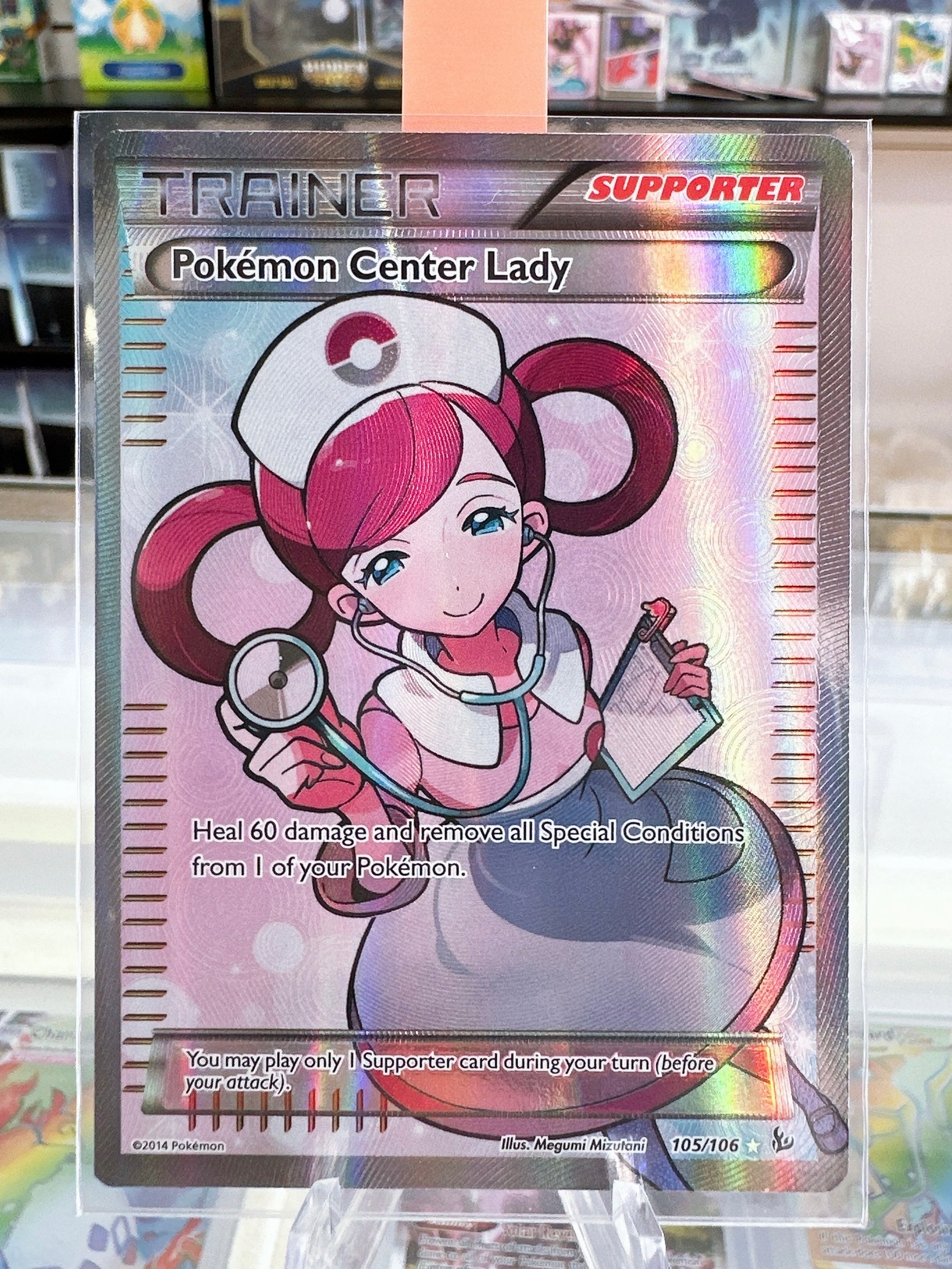Pokemon Center Lady (Full Art) - XY - Flashfire - LP – R.E.V. Collectibles