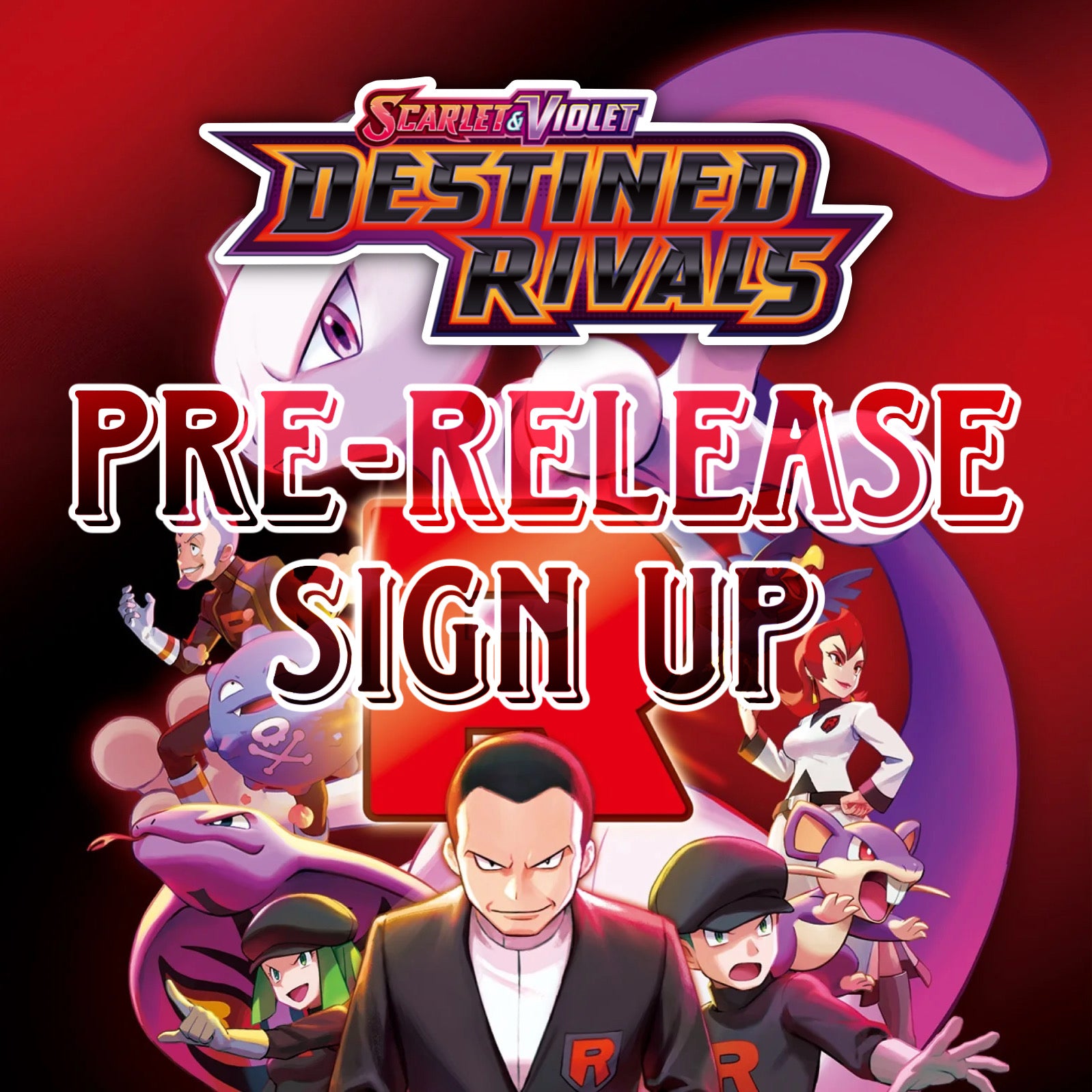 Destined Rivals Pre-Release sign up Day 1 (May 23) – R.E.V. Collectibles